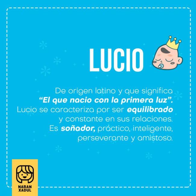 Significado del nombre Lucio