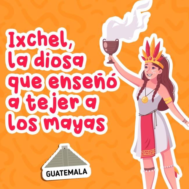 Ixchel, la diosa que enseñó a tejer a los mayas | Naranxadul